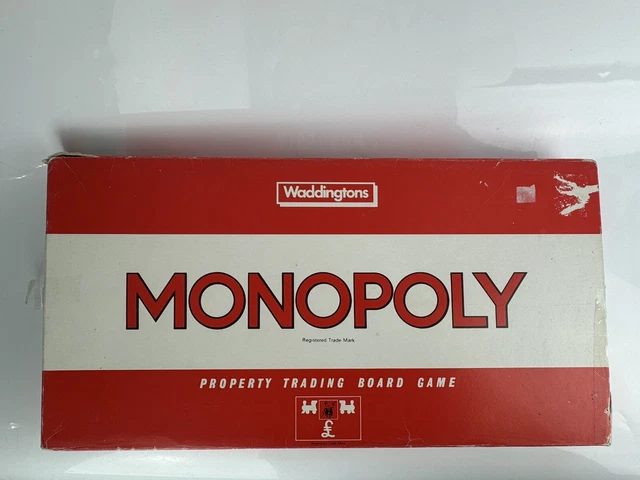 VINTAGE MONOPOLY BOARD Game Red Box Complete £19.95 - PicClick UK