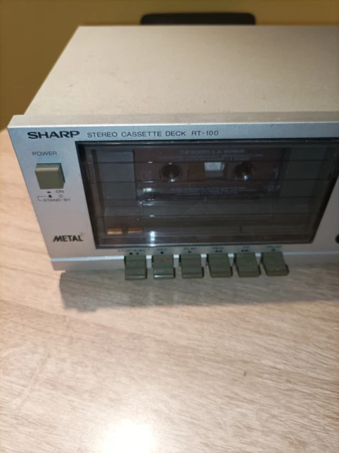SHARP RT-100 STEREO METAL Cassette Deck Vintage EUR 29,00 - PicClick FR