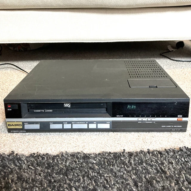 BAIRD VHS VIDEO Cassette Recorder Player Model 8947 Vintage VCR Made UK ...