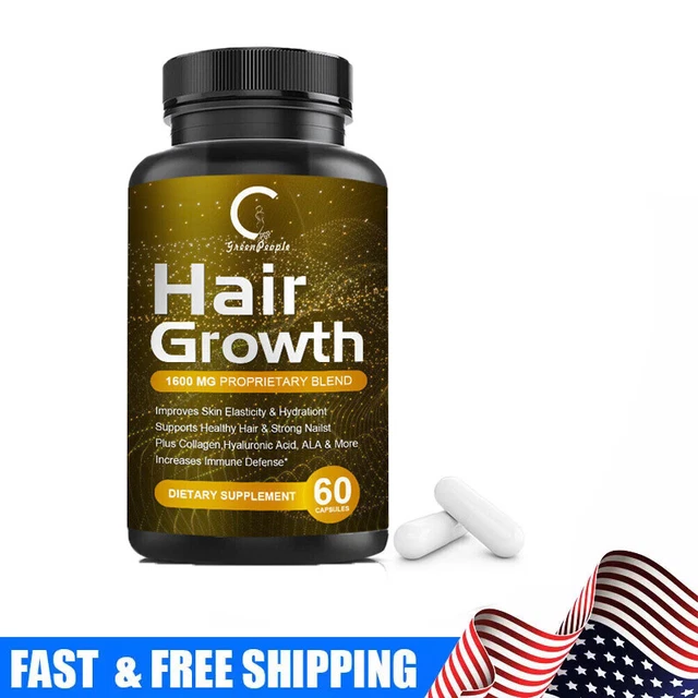 ADVANCED ANTI HAIR Loss Capsules DHT Blocker Fast Hair Growth Vitamins ...