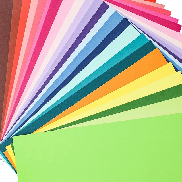 96 SHEETS SPECTRUM Colored Paper 120gsm and 250gsm. Double-Sided ...