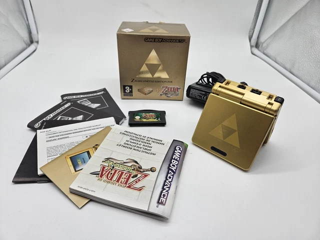 NINTENDO GAME BOY Advance SP Console Console Zelda Minish Cap Cib ...