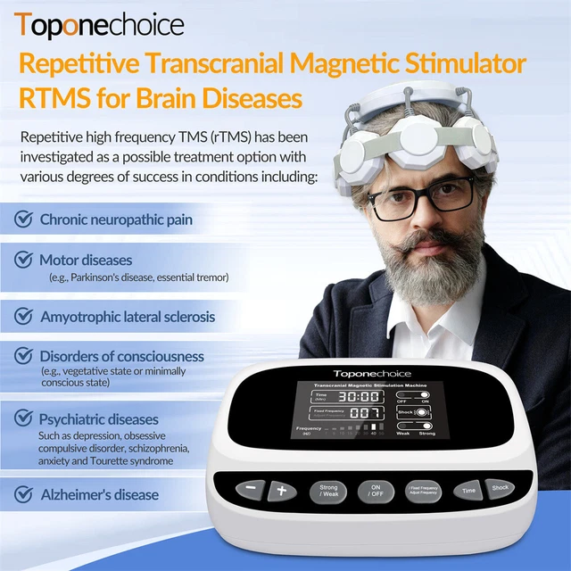 TMS THERAPY TRANSCRANIAL Magnetic Stimulation Transcranial Brain ...