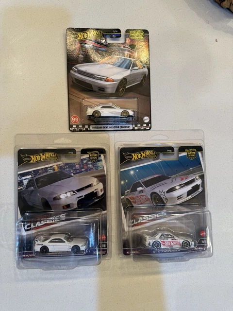 HOT WHEELS PREMIUM Nissan Skyline GTR R33 R32 Modern Classics Bundle £40.00 - PicClick UK