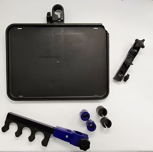 FISHING SEATBOX SIDE Tray Universal Pole Roost Rest Middy Attachment ...