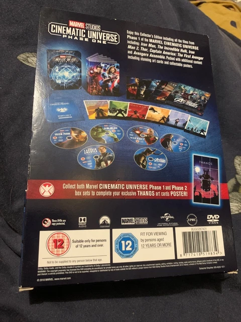 MARVEL STUDIOS COLLECTOR'S Edition Box Set - Phase 1 (DVD, 2017) £26.70 ...