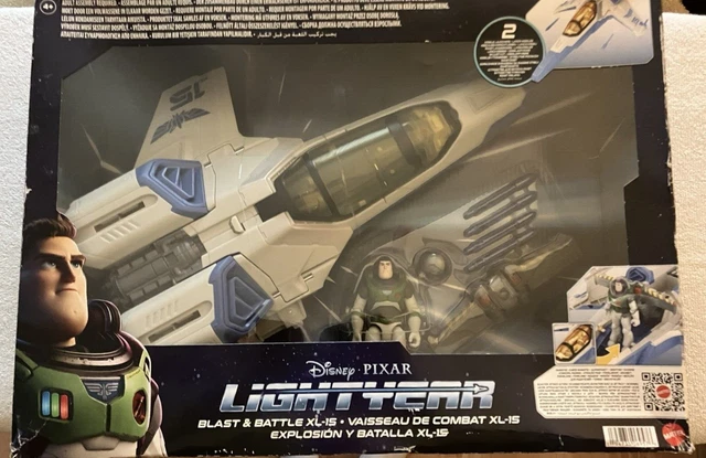 DISNEY PIXAR LIGHTYEAR Blast And Battle XL-15 Vehicle w/Figure ...