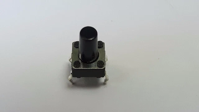 6X6X10MM MINI MINIATURE Push Button Switch PCB Mounted SPST OFF-(ON) £1 ...