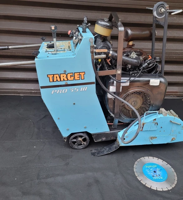 TARGET PRO 35 III Walk-Behind Self Propelled Concrete Saw~Street Saw ...