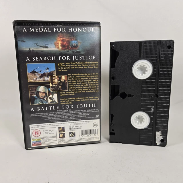 COURAGE UNDER FIRE VHS Video Cassette Big Box SPAR Ex Rental 20th ...