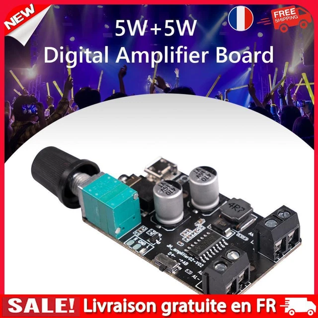 CARTE D'AMPLIFICATEUR NUMÉRIQUE 5W + 5W, carte d'amplificateur de puissance doub EUR 5,03 ...