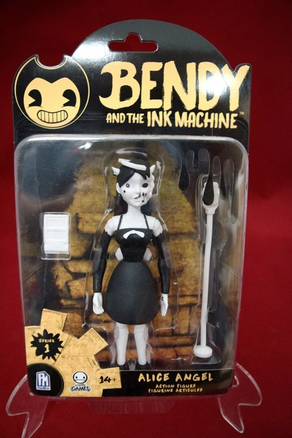 BENDY AND THE Ink Machine Light Up Alice Angel Action Figure Red Blue ...