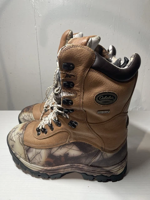 CABELA'S PREDATOR EXTREME Dri Plus Insulated Brown Leather Hunting ...