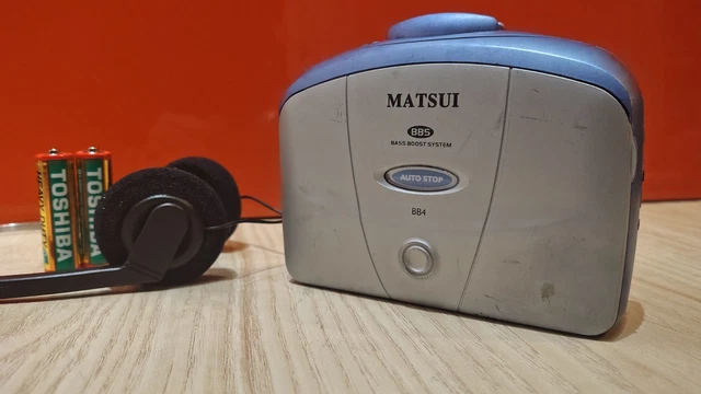 SERVICED MATSUI BB4 Personal Stereo Cassette Player Walkman NEW BELT £ ...