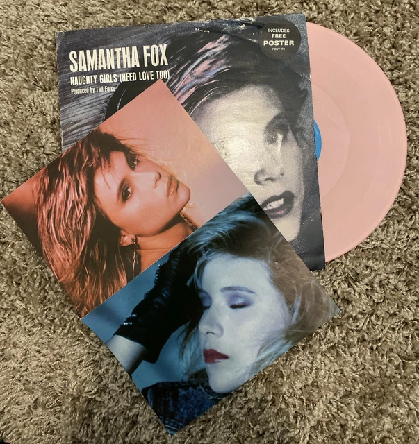 SAMANTHA FOX &NAUGHTY GIRLS NEED LOVE TOO" RARE 12 INCH with Poster ...