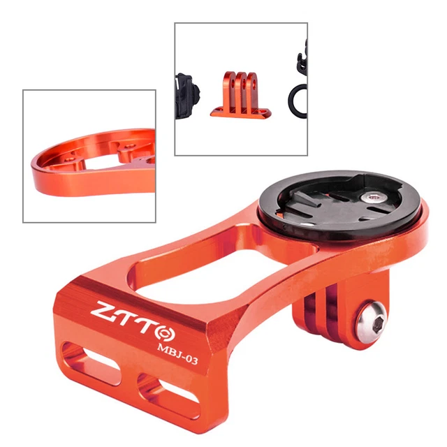 ZTTO ALLOY BIKE Stem Extension Computer Mount Holder For GARMIN Edge ...