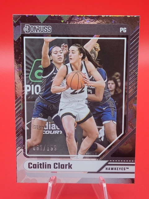 2024 PANINI CAITLIN Clark Collection Donruss #10 #61/199 Floating ...