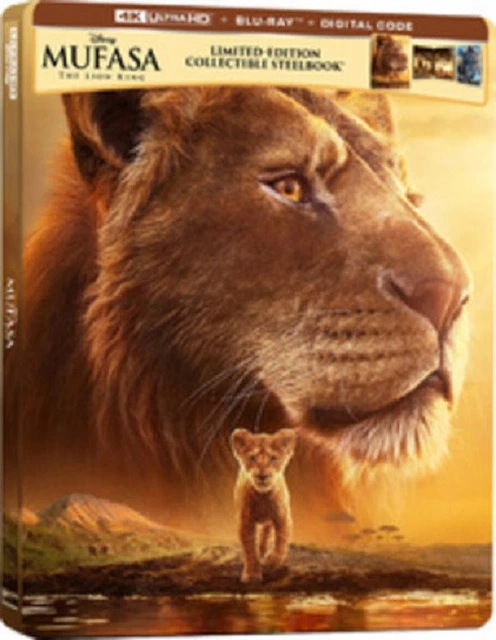 MUFASA THE LION King Limited Edition 4K Ultra HD Blu-ray + Steelbook Presale $122.95 - PicClick AU