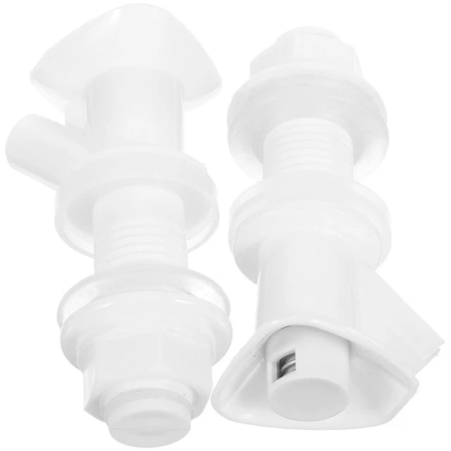 2 PCS PLASTIC Button Faucet White Cooler Replacement Parts Beverage ...