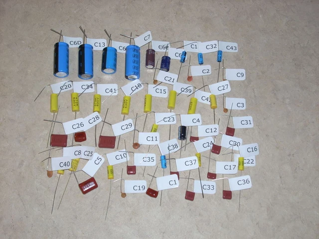 SEEBURG JUKEBOX CAP Capacitor Kit For V Vl J Jl With Hfma-1 Amplifier £ ...