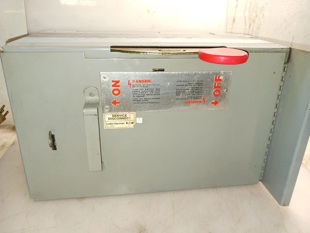 EATON CUTLER HAMMER 100 Amp Fusible Panelboard Ee Switch 240 Vac ...