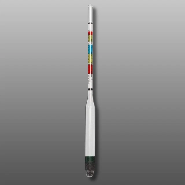FASTRACK TRIPLE-SCALE HYDROMETER - ABV Hydrometer - Specific Gravity ...