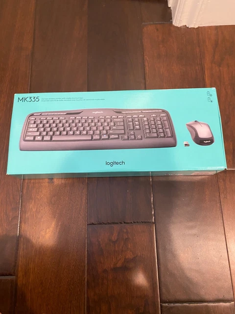LOGITECH MK335 WIRELESS Keyboard And Mouse Combo Black 920-008478(A3 ...