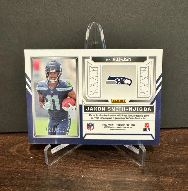 2023 OBSIDIENNE JAXON Smith-Njigba RPA /199 Seattle Seahawks RJI-JSN ...