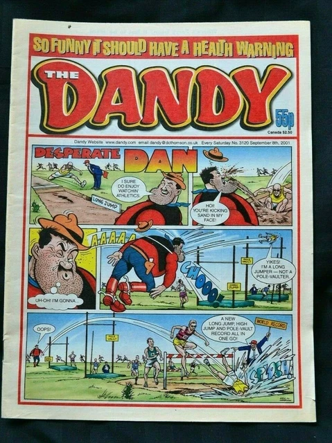 UK COMIC DANDY issue 3120 08/09/01 September 8th 2001 Dan at the Athletics £5.00 - PicClick UK