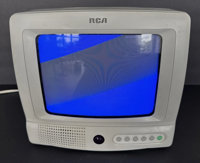 RCA TV GAMING CRT 9" Inch Retro Model E09344 With Remote Tested Works ...