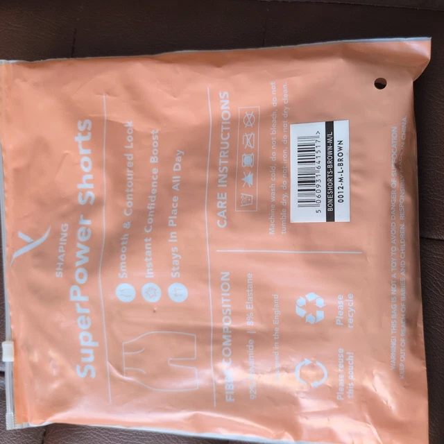 CONTURVE SUPER POWER Shorts with Boning m/l brown New £8.66 - PicClick UK