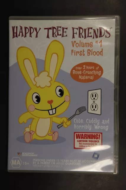 HAPPY TREE FRIENDS - First Blood : Vol 1 (DVD, 2004) (Box D202) $13.37 ...
