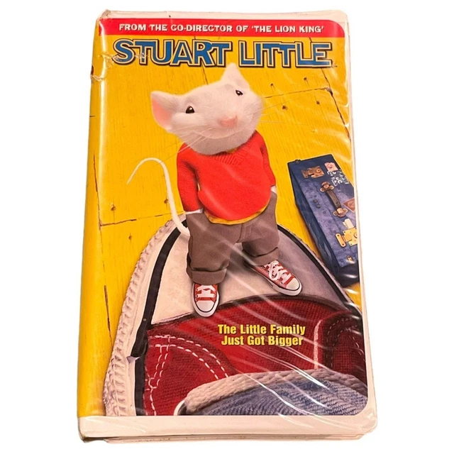 STUART LITTLE (VHS, 2000, Clamshell Case Closed Captioned) TESTED Tape ...