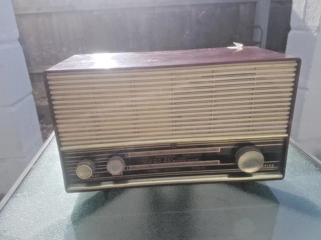 VINTAGE PYE VALVE Radio Model R33 - Working £20.00 - PicClick UK