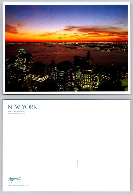CONTINENTAL NEW YORK City Skyline Postcard £1.80 - PicClick UK