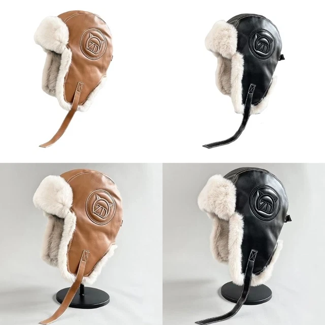 UNISEX AVIATORS CAP Ear Flap Pilot Hat Adults Thick Liner Ear Muff ...
