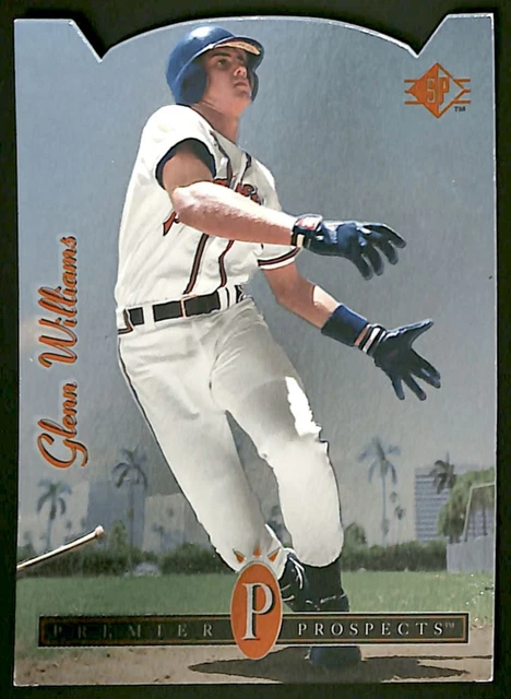 1994 SP PREMIER Prospects Die-Cuts #19 recrue Glenn Williams Atlanta ...