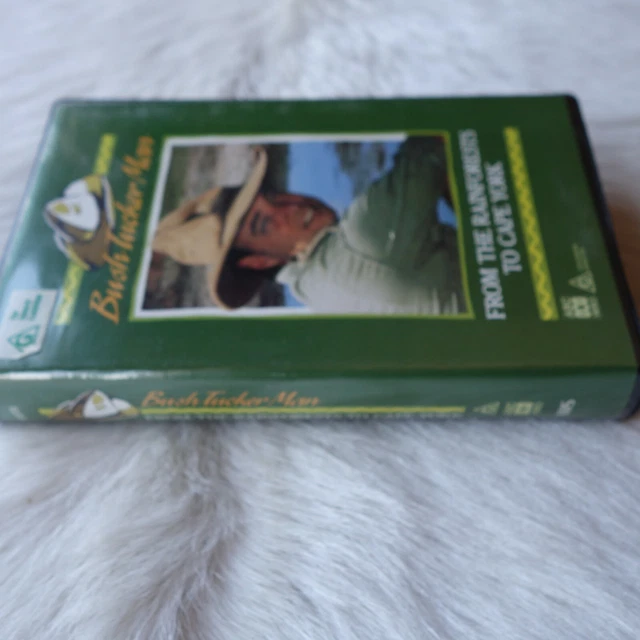 BUSH TUCKER MAN VHS Australian Bushcraft Video Les Hiddins Self ...