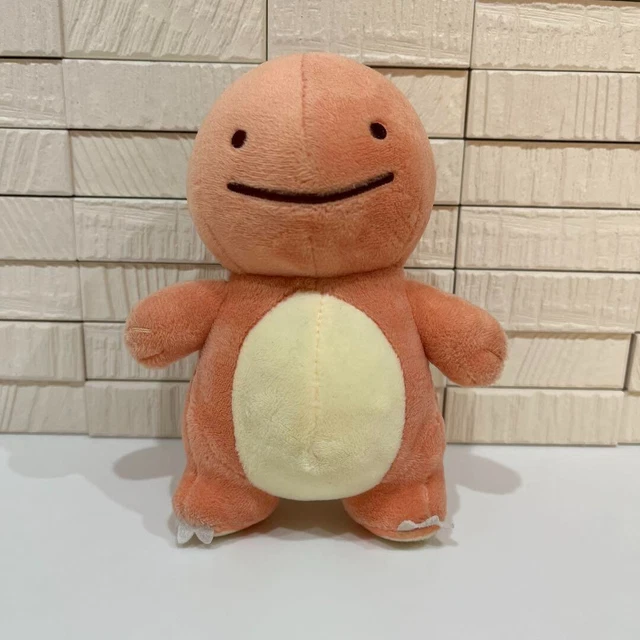 POKEMON CENTER METAMON Ditto Transform Plush Doll Charmander red yellow ...