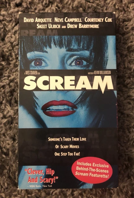 SCREAM VHS COURTENEY Cox Blue Variant Cover Bonus Footage Exclusive ...