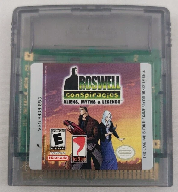 ROSWELL CONSPIRACIES: ALIENS, Myths & Legends (Nintendo Game Boy Color ...