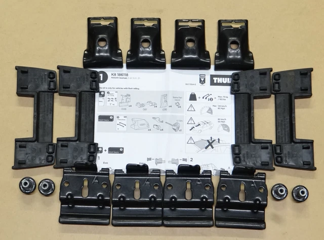 THULE ROOF BAR Fitting Kit NISSAN QASHQAI 2021 on, 5 Door SUV, no 6118 ...