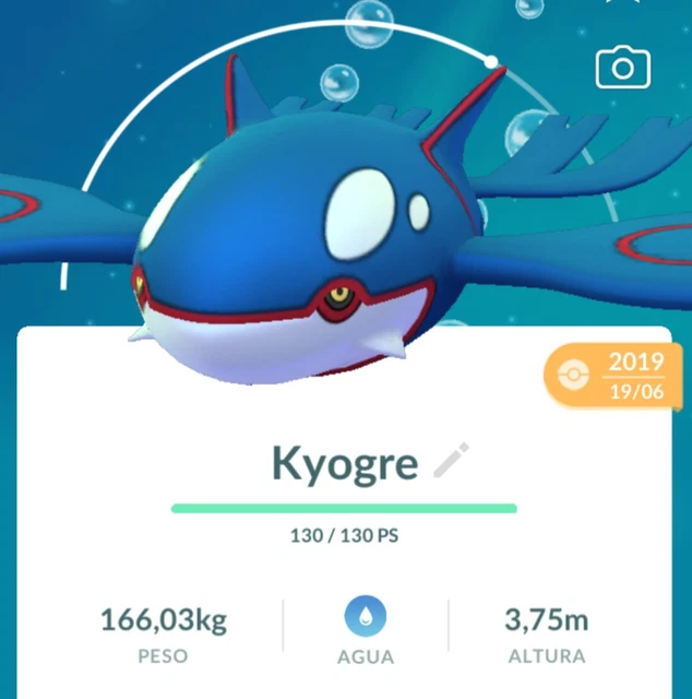 POKEMON LEGENDARY KYOGRE POKEMON GO EUR 3,00 - PicClick ES