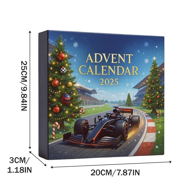 2025 F1 TEAM Advent Calendar Formula 1 Car Racing 24Day Christmas Countdown Gift £16.69 ...