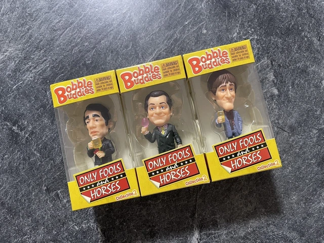 ONLY FOOLS AND Horses Collectors Bobble Buddies Trigger, Del Boy ...