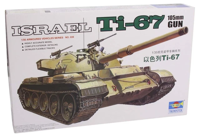 TRUMPETER 1/35 ISRAELI T67 Tank with 105mm Gun (US IMPORT) £32.87 - PicClick UK