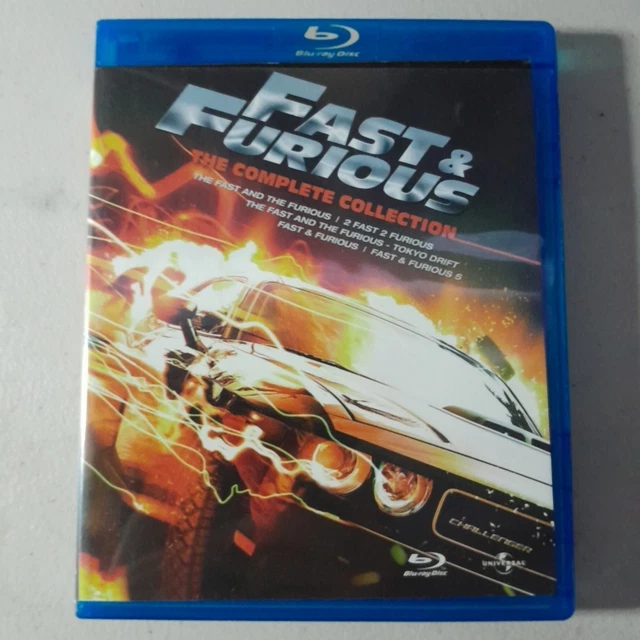 FAST & FURIOUS The Complete Collection 6 Disc Blu-ray DVD Set £8.64 ...