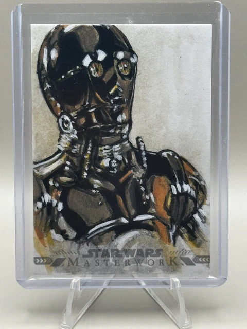 2022 TOPPS STAR Wars Masterwork C-3PO Sketch Card Steve Alce! $250.00 ...