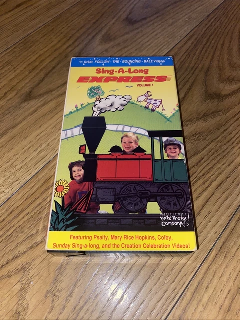 SING A LONG Express Volume 1(VHS 1991)Kids Praise Company-TESTED-RARE ...
