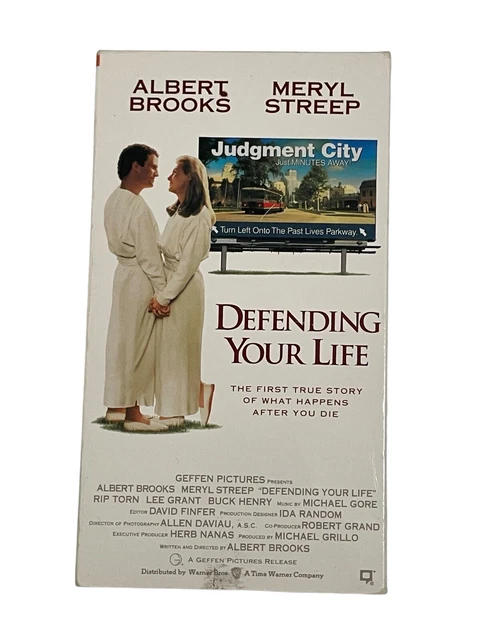 DEFENDING YOUR LIFE VHS VCR Video Tape Movie Albert Brooks, Meryl ...